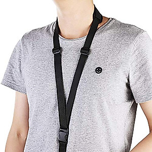 Txesign Adjustable and Detachable Remote Controller Lanyard Padded Neck Strap for DJI Drone Phantom 3 4 Pro Inspire 1 (Black)