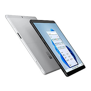 Microsoft 13" Multi-Touch Surface Pro X Tablet, SQ2, 16GB RAM, 256GB SSD, Adreno 690 GPU, PixelSense 10-Point Touch Display, Windows 10 Pro (Wi-Fi Only, Platinum) (Renewed)