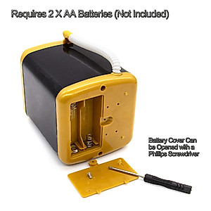 AUEAR, Makeup Brush Sponge Washing Machine Cleaner Device Plastic Automatic Cleaning (Black, Comes with Bucket)