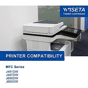 LC3013 5PKS High Yield Compatible Ink Cartridge Replacement for Brother LC3013 LC-3013 LC3011 Work with MFC-J690DW MFC-J895DW Printer (2 Black, 1 Cyan, 1 Magenta, 1 Yellow)