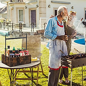 YINMIT Coffee Mugs Holder with Removable Hooks, 6 Capacity Coffee Cup Holder for Countertop, Coffee Mug Rack for Coffee Bar, Coffee Mug Tree for Large Mugs (Retro)