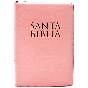 Biblia para Mujer Reina Valera 1960 Letra Super Gigante con Cierre y Indice en color Rosado con Estuche de Proteccion Edicion Especial en Español/ Super Giant Print RVR 1960 (Spanish Edition)