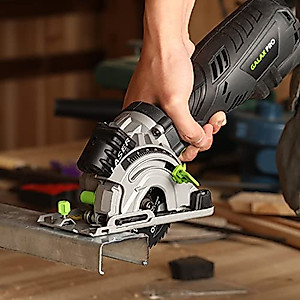 GALAX PRO 3-3/8 Inch (85 mm) Circular Saw Blade Set with 3/8 Inch (10mm) Arbor, Pack of 4-Pieces TCT/HSS/Diamond Saw Blades Assorted for Wood/Plastic/Metal/Tile Cutting