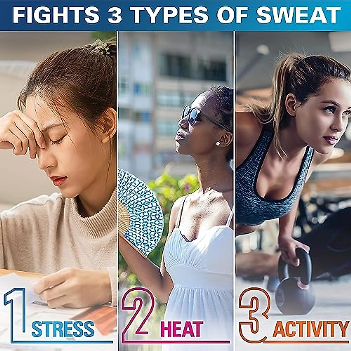 Secret Clinical Strength Soft Solid Antiperspirant and Deodorant for Women, Free & Sensitive, 1.6 oz, Pack of 3