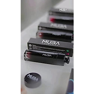 MUBA COSMETICS Liquid Lipstick - 24 Hour Waterproof Long Lasting, None- Transferable & High-Pigment Lip Makeup, Lipstick for Women - Liquid Lipsticks, Perfect Beauty Gifts (Bite Me)