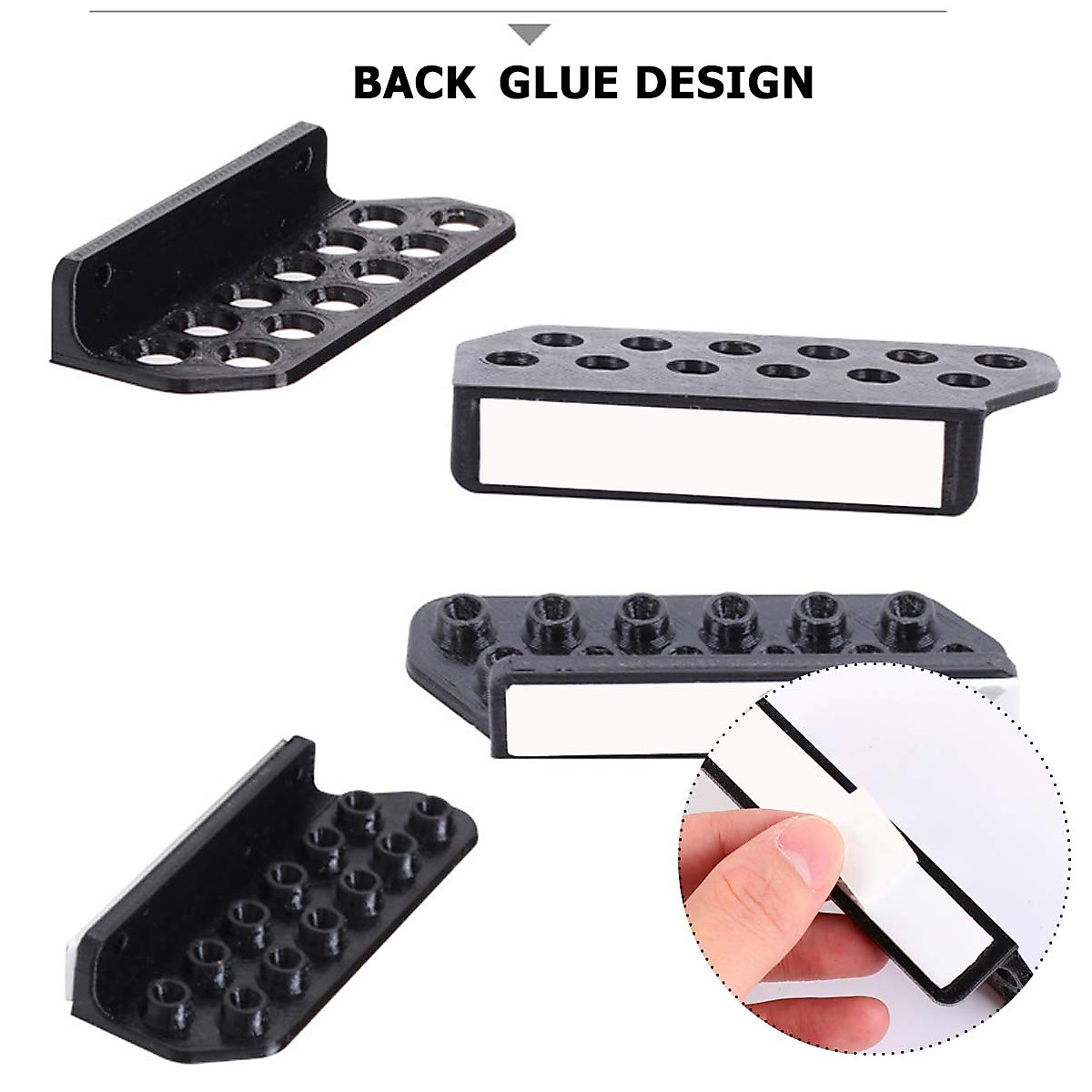 BESPORTBLE 1 Pair Wall-Mounted Arrow Bow Rack ABS 12 Arrow Wall Holder Arrow Display Hanger Archery Accessories