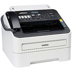 Brother FAX-2840 High Speed Mono Laser Fax Machine, Dark/light gray - FAX2840 17.750x18.125x16.625