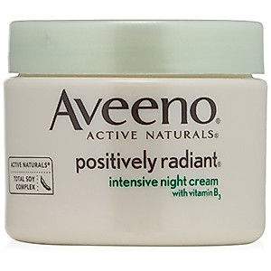 Aveeno Positively Radiant Intensive Night Cream, 1.7 Ounce
