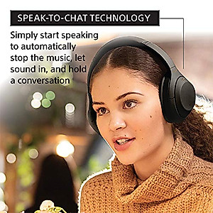 Sony WH-1000XM4 Wireless Premium Noise Canceling Overhead Headphones with Mic for Phone-Call and Alexa Voice Control, Midnight Blue WH1000XM4