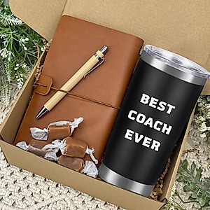 Coach Gifts for Men, Coach Appreciation Gift for Birthday Christmas, Cool Soccer Football Baseball Basketball Volleyball Cross Country Coach Gifts, 20oz Coach Cup Tumbler
