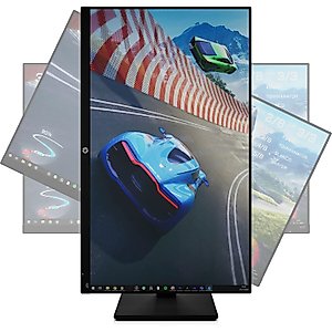 HP X27q 27 Inch QHD Gaming Computer Monitor 165Hz IPS 1ms VESA Mountable AMD Freesync Height Adjust Stand Pivot Rotation for PS4 PS5 Gamer Console Desktop Laptop Flat Display, Black (Renewed)