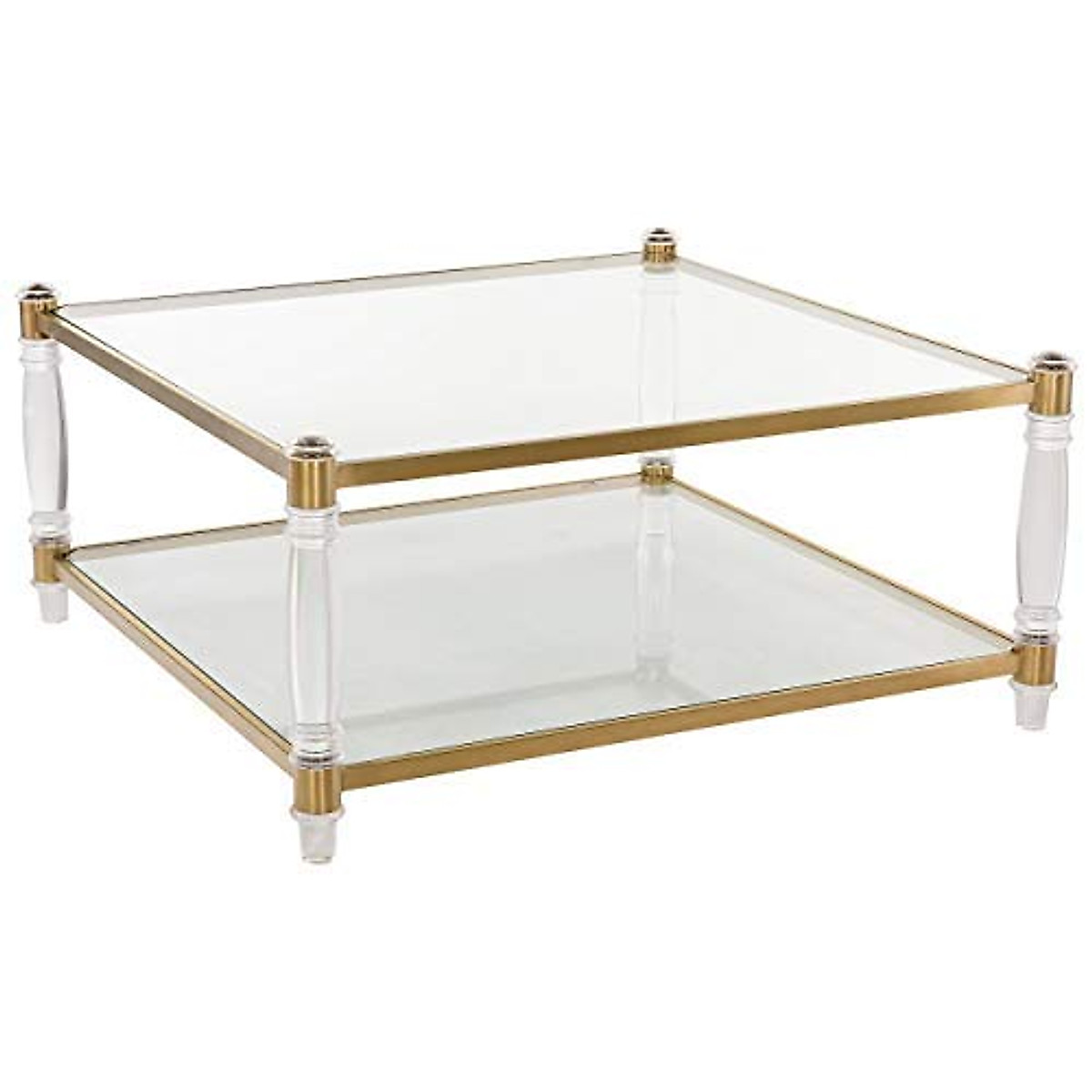 Safavieh Couture Collection Isabelle Bronze Acrylic Coffee Table