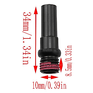 LQ Industrial V Brake Pivot Screw 6PCS M10 Bicycle V-brake Pivot Frame Screw Bolt