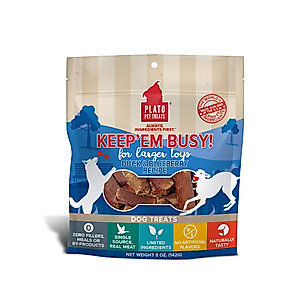 Plato Keep Em' Busy Duck + Blueberry for Large Toys 5oz, Model: 850002221114