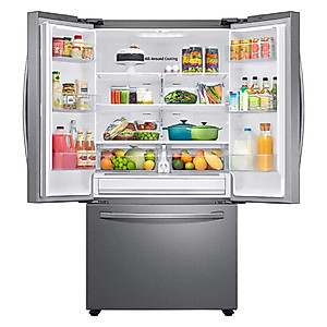 SAMSUNG RF28T5001SR 28 cu. ft. Large Capacity 3-Door French Door Refrigerator in Stainless Steel
