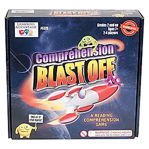 Learning Advantage 6320 Comprehension Blast Off Game, Grade: 2 to 4, 9" Height, 2.5" Width, 8.5" Length