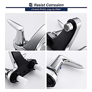 Bathroom Sink Faucet,4 Inch Centerset Faucet for Bathroom Sink,Bathroom Lavatory Faucet,Widespread Bathroom Faucet,4" lavatory faucet chrome,HOMELODY