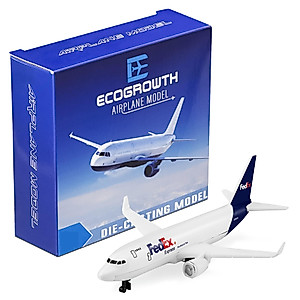 EcoGrowth Model Planes FedEx Plane Model Airplane Plane Aircraft Model for Collection & Gifts