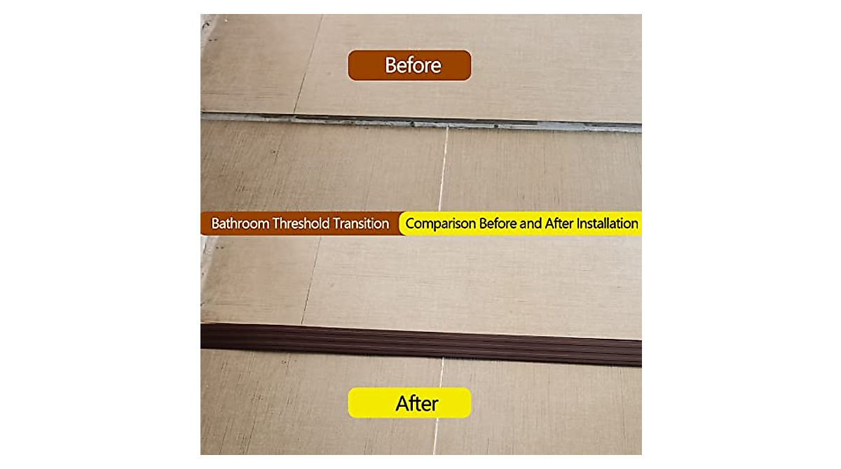 Non Slip Rubber Threshold Ramp for Wheelchairs & Mobility Devices