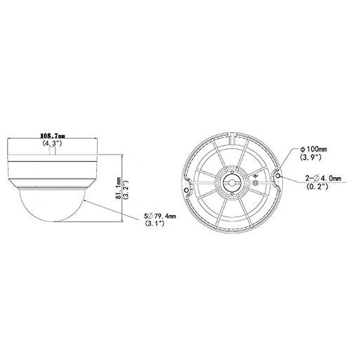 GeoVision GV-TDR4702-0F 4MP H.265 Super Low Lux WDR IR Mini Fixed Rugged IP Dome Camera, Intelligent IR Motion Detection, IP67 and IK10 Standards
