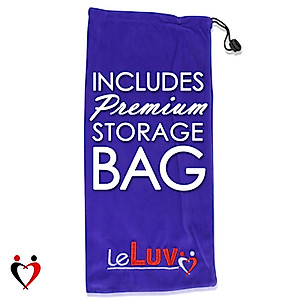 LeLuv 6mm Thick Walled Cylinder 2.1" x 9" for Penis Pumps, Seamless Untapered Clear Acrylic Adult Toy with Measurement Marks and Locking Vacuum Fitting