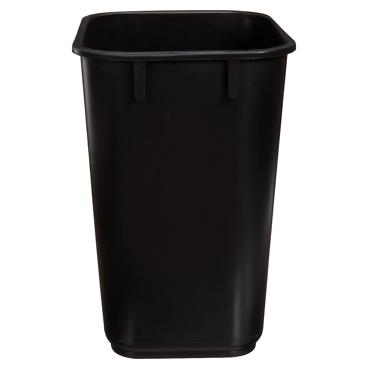 AmazonCommercial 3 Gallon Commercial Office Wastebasket, Black, 2-Pack