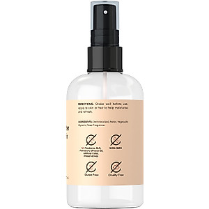 Coera Rose Water & Glycerin Spray for Face | 8 fl oz | Hydrating Facial Toner and Moisturizing Mist for Skin and Hair | Free of Parabens, SLS, & Preservatives | Packaging May Vary