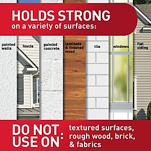 Command Outdoor Light Clips, Damage Free Hanging Outdoor Light Clips with Adhesive Strips, No Tools Wall Clips for Hanging Outdoor Lights and Cables, 20 Clear Clips and 24 Command Strips