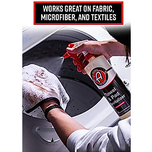 Adam's Microfiber Towel & Pad Cleaner - Keep Your Detailing Cloths, Applicators, & Pads Bright and Soft to Ensure a Scratch Free Surface - Tough on Grime, Gentle on Microfiber & Pads (32oz)