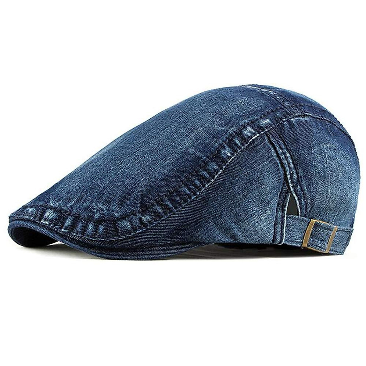 Qunson Mens Denim Cotton Newsboy Cap Ivy Gatsby Driving Hunting Cabbie Hats
