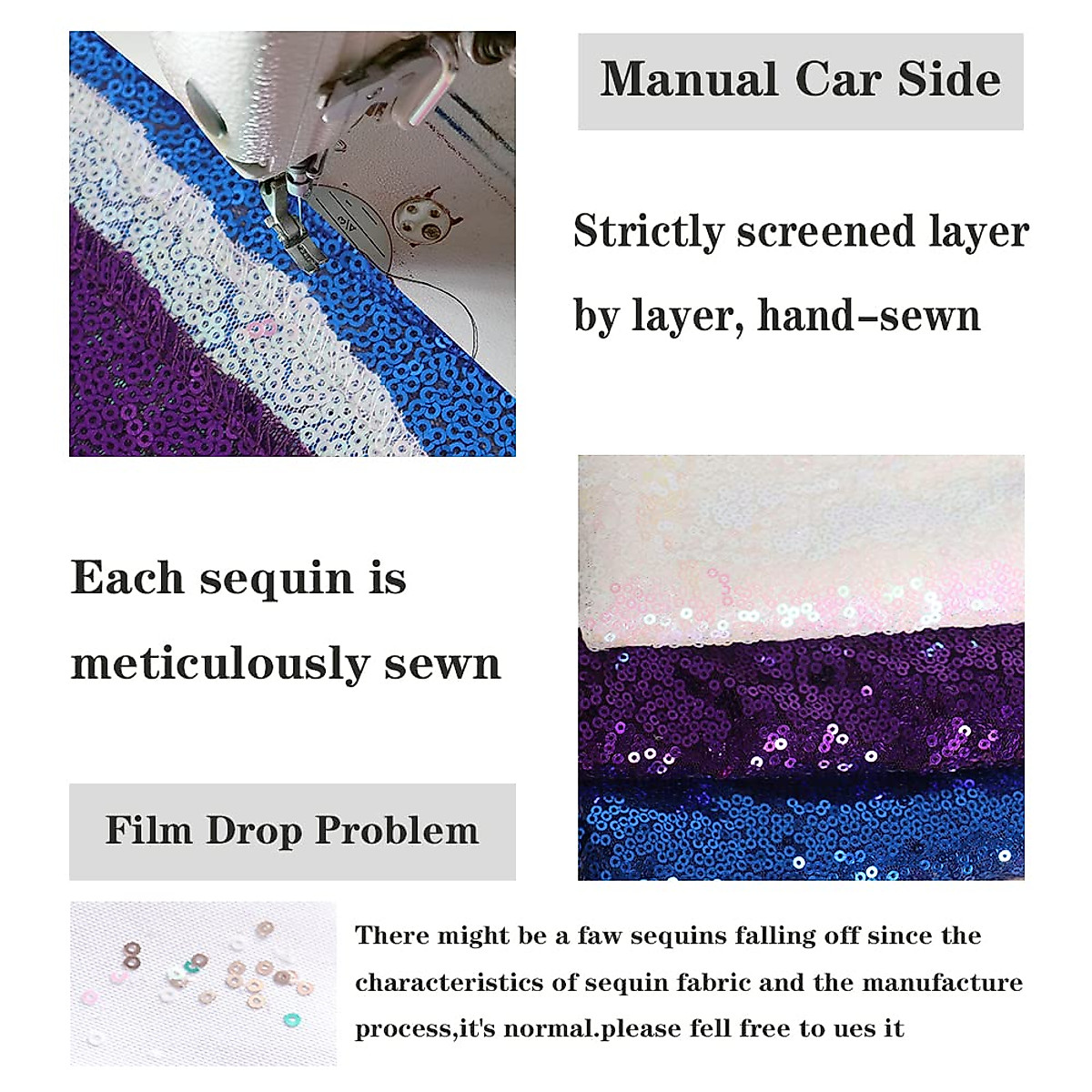 Partisout 3mm Sequin Fabric by The Yard Lavender Sequin Material Fabric Glitter Fabric Sparkly Fabric 3mm Fabric Polyester Fabric Out Door Sequin Fabric Perfet for DIY Party Wedding Holiday Christmas