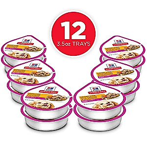 Hill's Science Diet Wet Dog Food, Puppy, Small Paws for Small Breeds, Savory Stew with Chicken & Vegetables Recipe, 3.5 oz Trays, 12-Pack