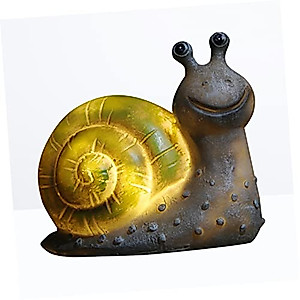 Uonlytech 3pcs Outdoor Ornament Lights Outdoor Garden Lights Animal Light Lawn Lamp Decorative Lights Solar Garden Lamp Solar Animal Lights Decorative Lights Snails Water Proof