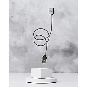 Magnetic USB Charging Cable - Fast Charger - Braided Cord with Reinforced Springs (1 Pack), Laptop