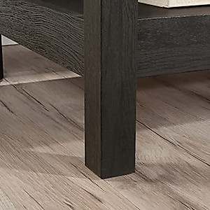 Sauder Cottage Road Night Stand with Drawer, L: 21.18" x W: 19.45" x H: 24.06", Raven Oak Finish