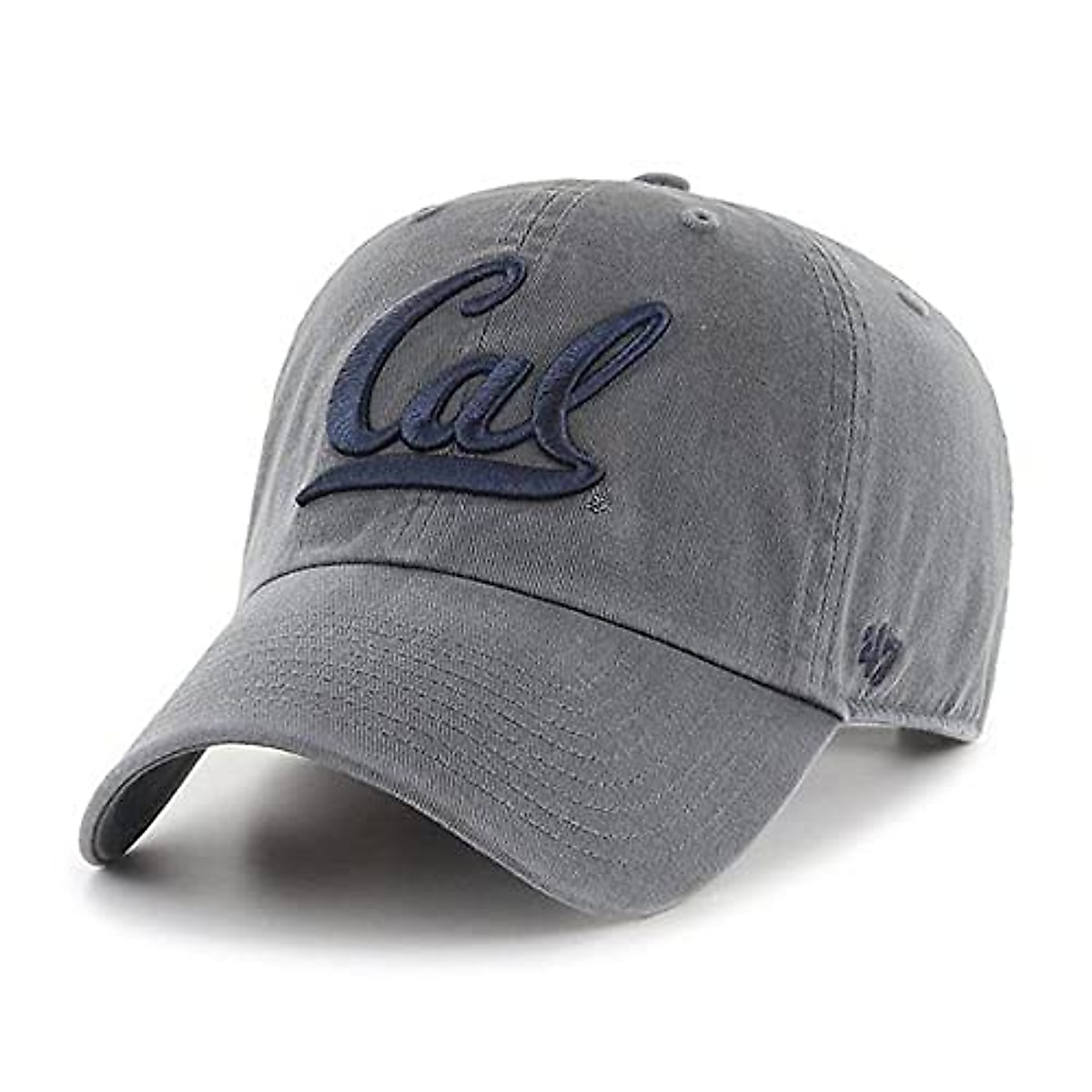 '47 California Golden Bears UC Berkeley NCAA Clean Up Dad Hat Adjustable Cap - Charcoal, One Size