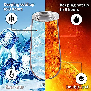 DHQH Bridesmaid Proposal Gifts Box Sets From Bride,Will You Be My Bridesmaid,6 oz Bride Tribe Stainless Steel champagne glasses Bachelorette Party SPA Gifts Bridal Showers