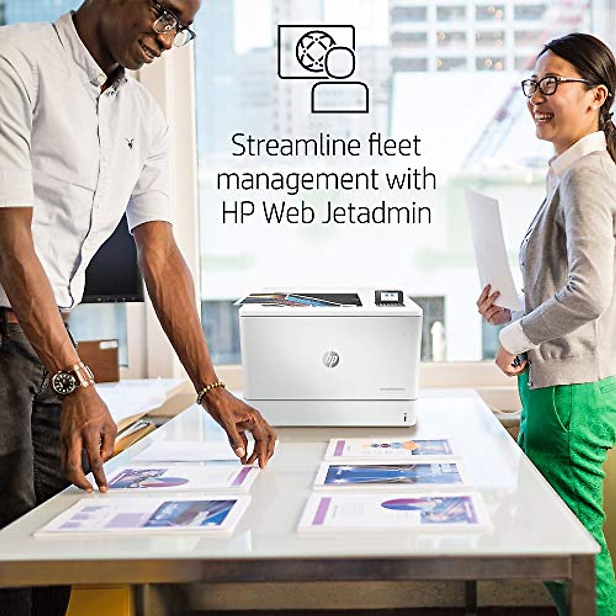 HP Color LaserJet Enterprise M751dn Printer with One-Year, Next-Business Day, Onsite Warranty (T3U44A)