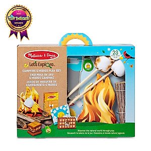 Melissa & Doug Let's Explore Campfire S'Mores Play Set Play Campfire Sets For Kids Ages 3+
