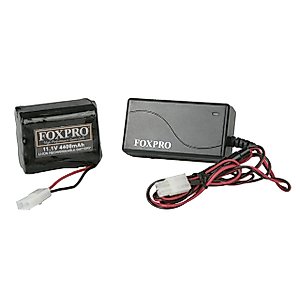 FOXPRO Lithium 10 Cell Rechargeable Battery Kit Compatible with X2S, XWave, X1, Shockwave, and X24 Predator Electronic Game Calls