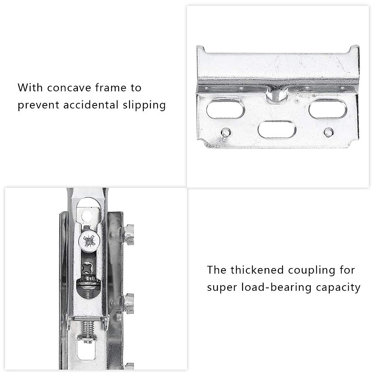2Pcs Concealed Cabinet Hanger Universal Cupboard Wall Brackets Unit Heavy Duty Kitchen Wall Unit Cabinet Plates for Kitchen Bedroom Dinining Room Study