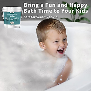3.7 Pound SLSA Powder for Making Bath Bombs, Premium SLSA Sodium Lauryl Sulfoacetate Powder, Amazing Bubbles, Gentle on Skin, Suitable for Making Bath Bombs, Bath Truffles and More