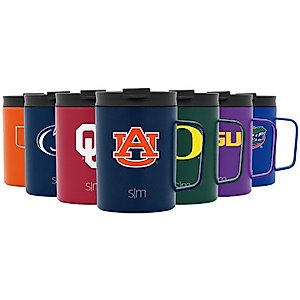 Simple Modern Officially Licensed Collegiate University of Alabama Coffee Mug with Lid | Gifts for Men Travel Thermos | 12oz Scout