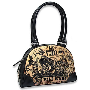 Liquorbrand Small Bowling bag purse La Vida