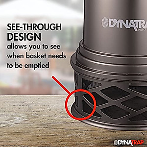 DynaTrap DT2000XLP-TUNSR Large Mosquito & Flying Insect Trap – Kills Mosquitoes, Flies, Wasps, Gnats, & Other Flying Insects – Protects up to 1 Acre