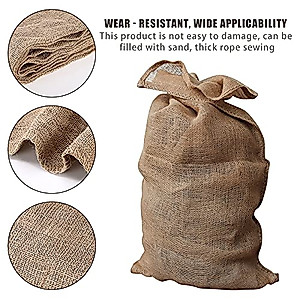 Couches Covers Thick Woven Packaging White Plastic Protection Bag Flooding Film Sandbag Patio Lawn & Garden Hose Heater Wrap (Brown, One Size)