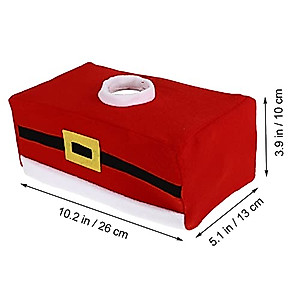 Ciieeo 2pcs Box Paper Cover Holder Holiday Toilet Paper Cover Christmas Paper Cover Drink Dispensers Red Paper Towel Holder Paper Towel Dispenser Paper Box for Christmas Storage Box Tray