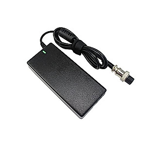 LNOCCIY 48W 24V 2A Scooter Battery Charger for Razor E100 E200 E300 MX350 ZR350 PR200 for Razor Ground Force;Razor Pocket Mod;Sunl Scooter;Mini Chopper;Dirt Quad Bike;Pocket Mod Cable