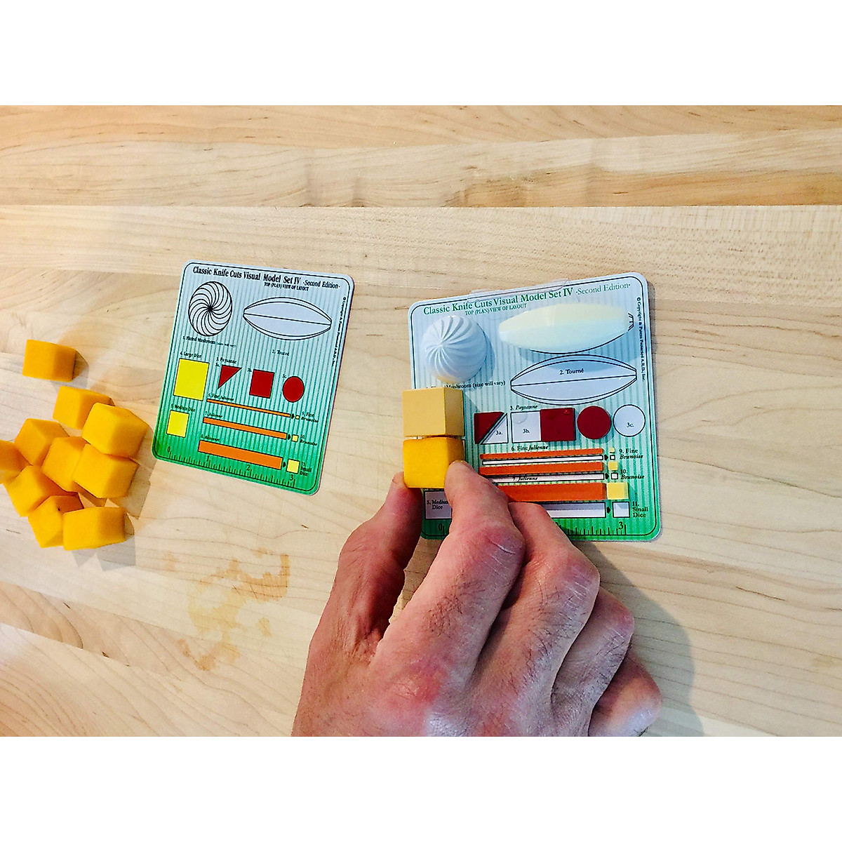 ARD Culinary Knife Cuts 3D Visual Model Set IV