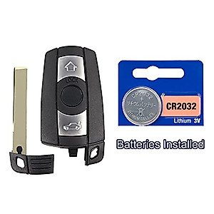 FLYPIG Remote Key Fob for BMW 3 5 6 Series 328i 335i 525i 528i 530i 2007 2008 2009 2010 2011 KR55WK49123 KR55WK49127 315MHz